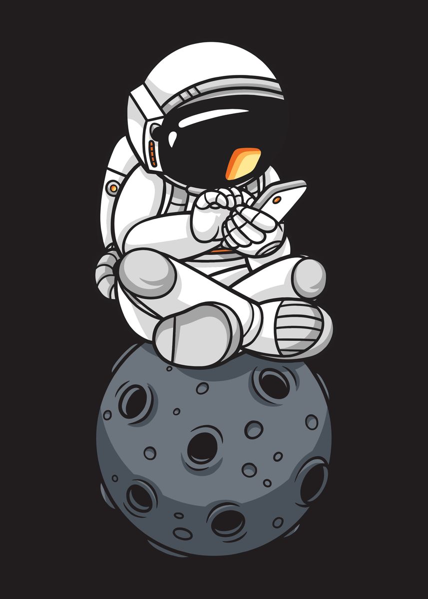 Crazy Astronaut Art