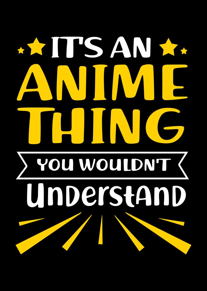 'Funny Anime' Poster by FunnyGifts | Displate