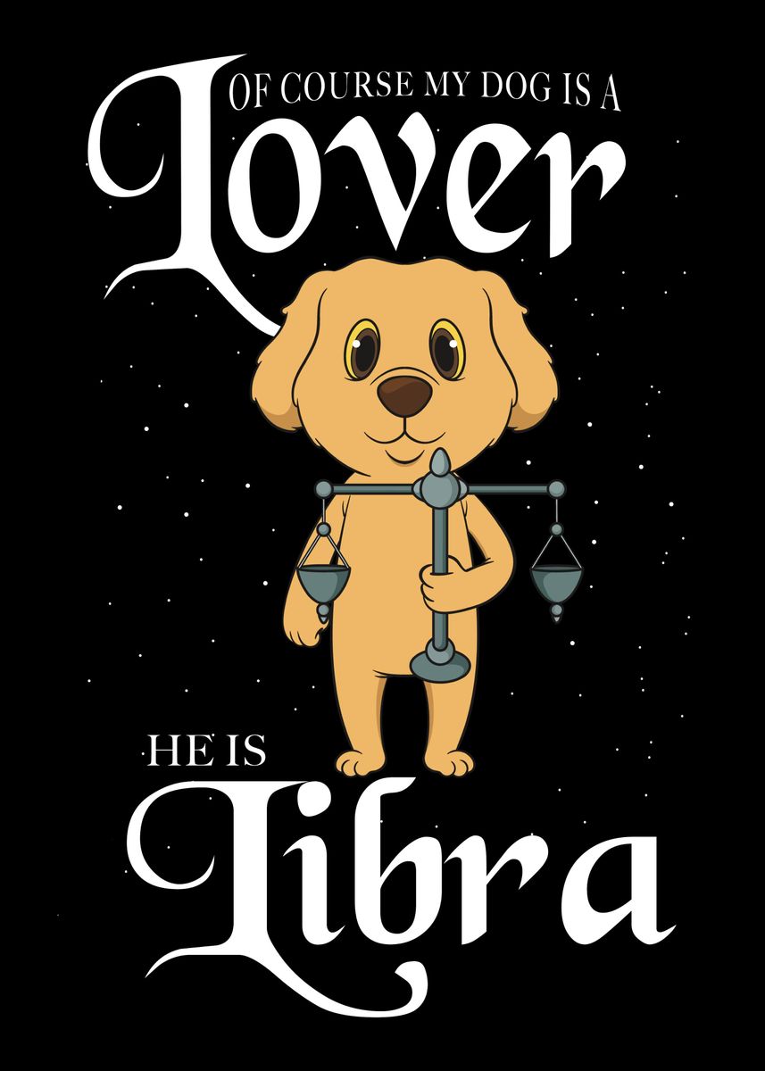 'Retriever Libra Dog' Poster, picture, metal print, paint by Michael ...