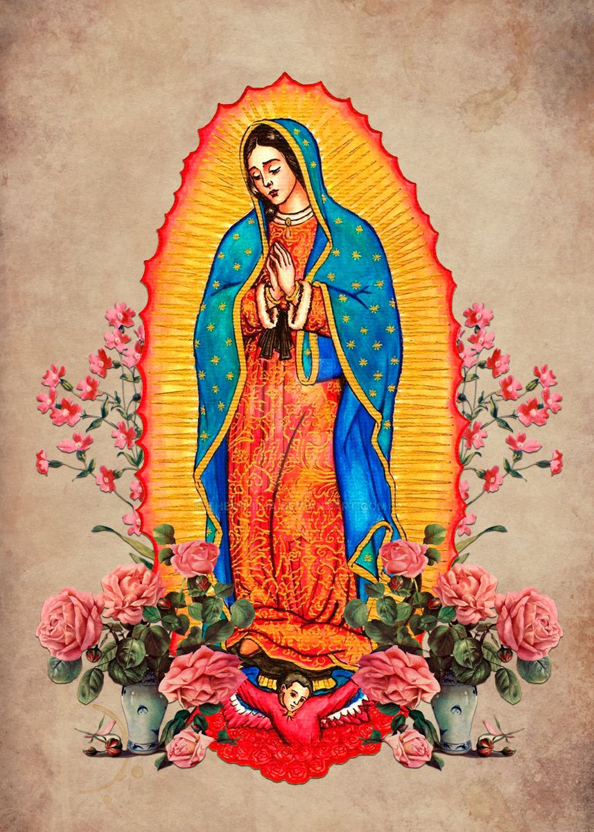 'virgin of guadalupe' Poster, picture, metal print, paint by almost ...