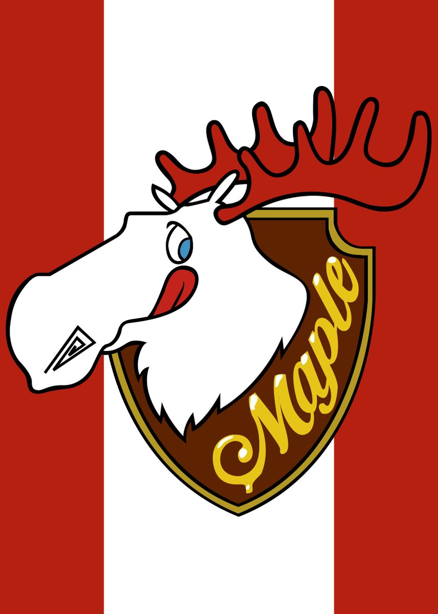 'Maple High School' Poster, picture, metal print, paint by Elomin Sha ...