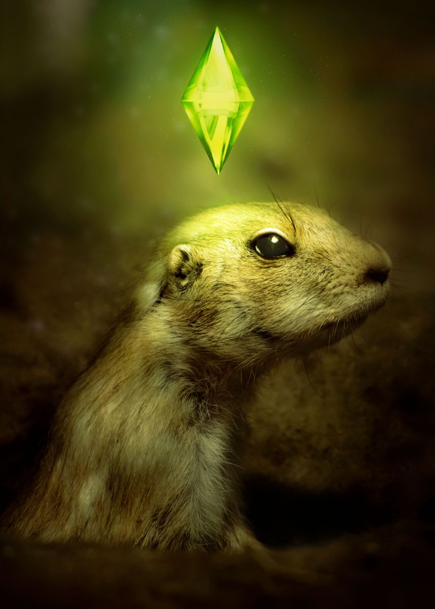 'Full energy mode' Poster, picture, metal print, paint by le Petra ...