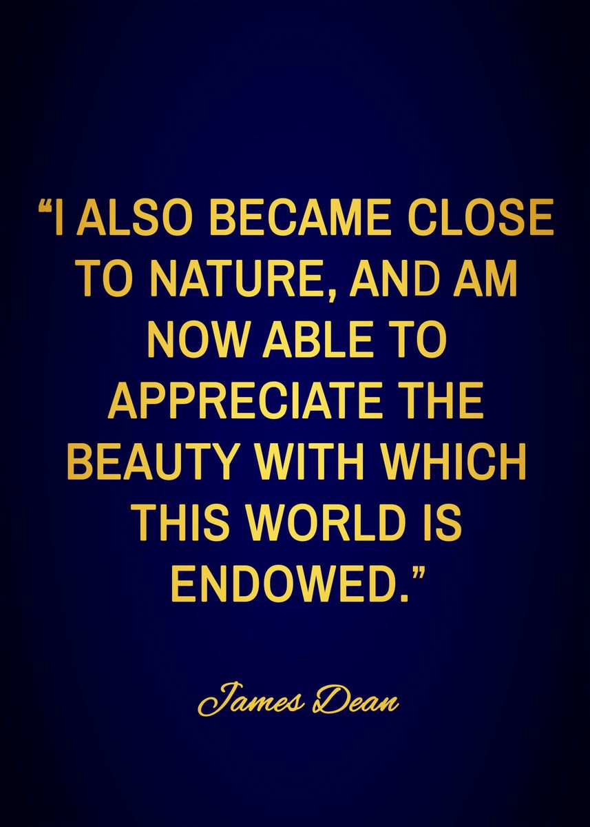 'james dean quotes' Poster by Blood Digital | Displate