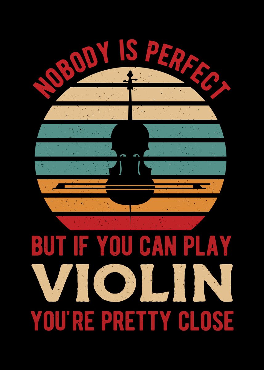 'Funny Violin' Poster by Visualz | Displate