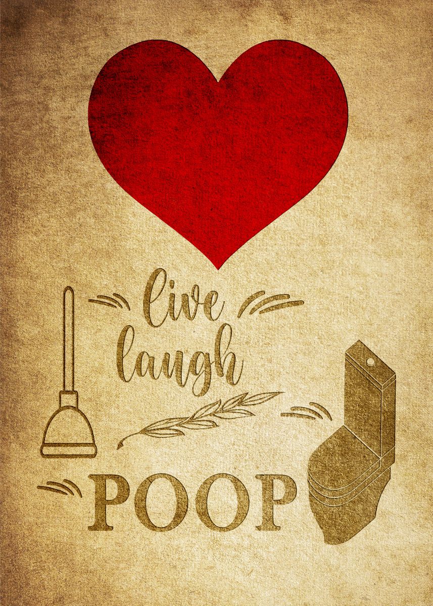 'Toilet' Poster by Kenny Studio | Displate