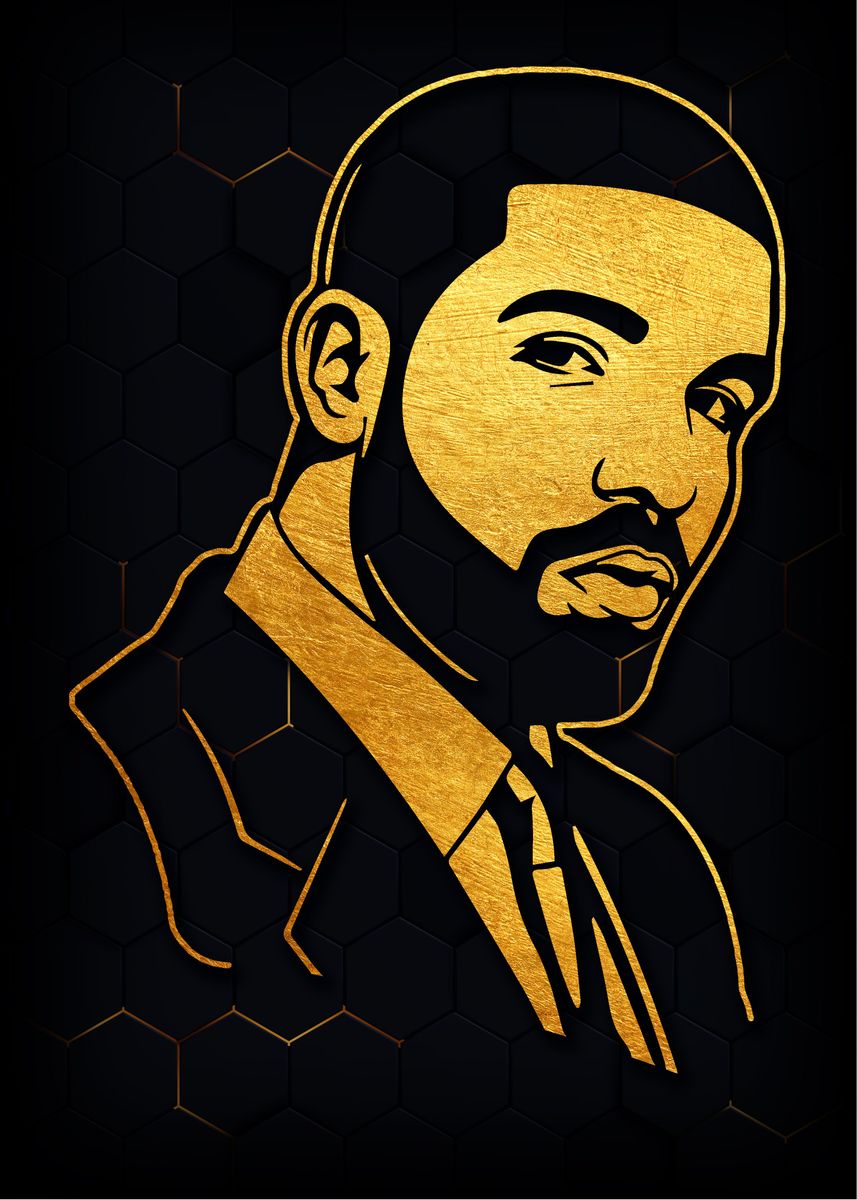 'Drake' Poster, picture, metal print, paint by Vincent Vorce | Displate