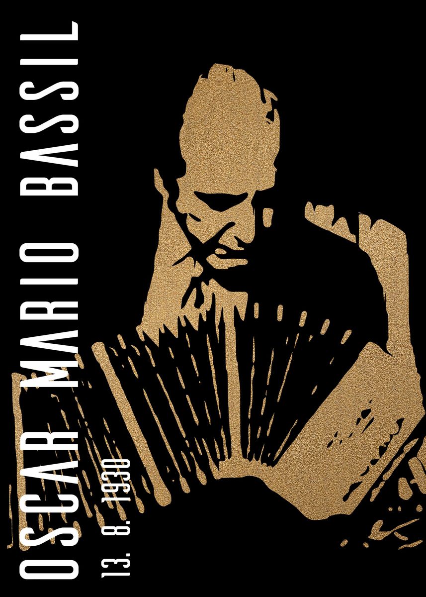 'Oscar Mario Bassil' Poster, picture, metal print, paint by Petra ...