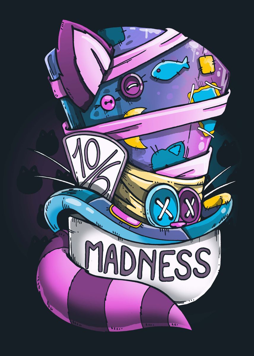 'Madness' Poster, picture, metal print, paint by Valentina Fabbri ...