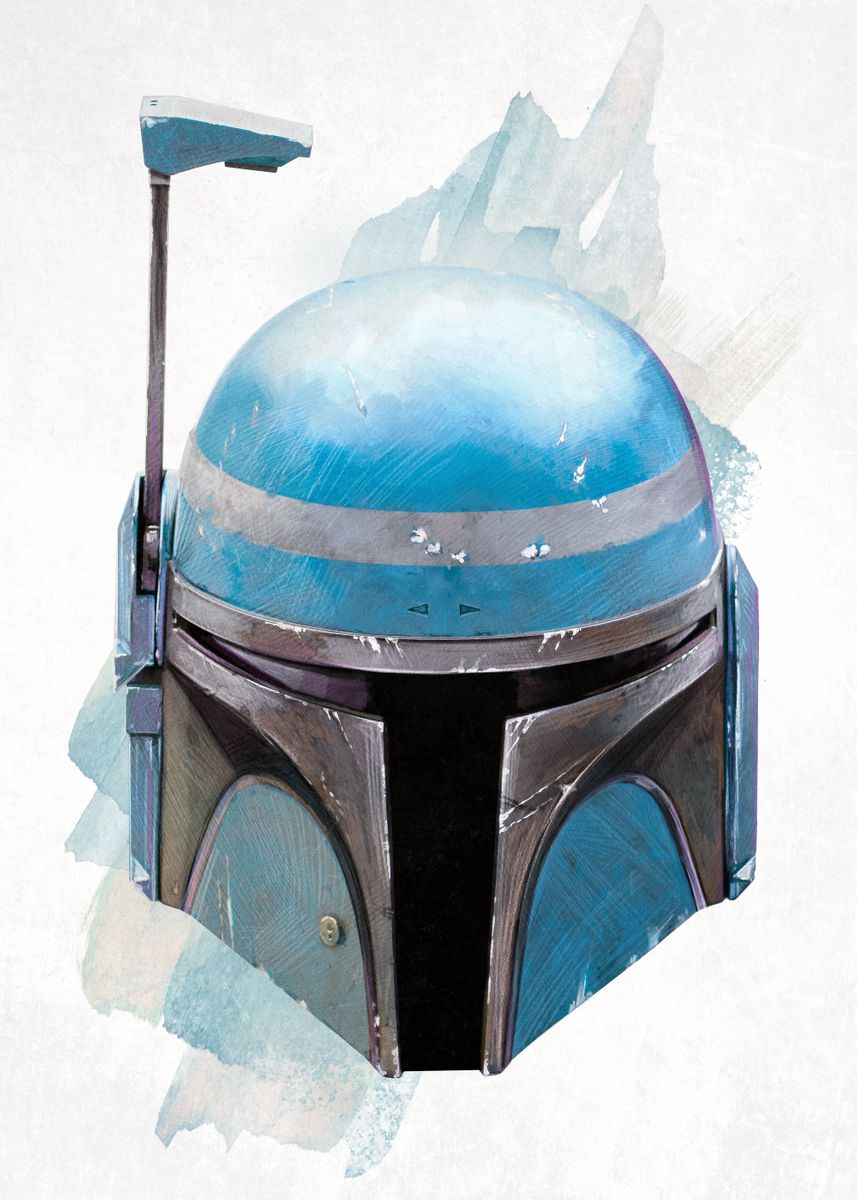 'Axe Woves Helmet' Poster, picture, metal print, paint by Star Wars ...