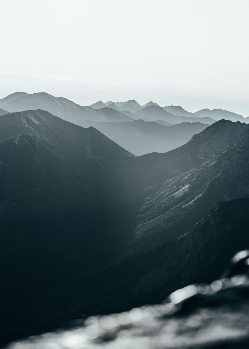 'Mountains view' Poster by Adam Stolarczyk | Displate