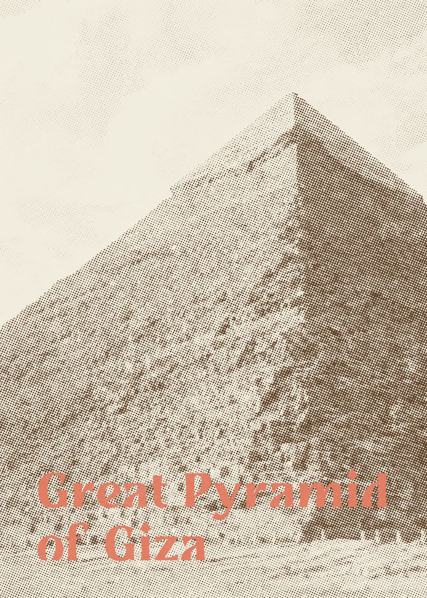 'Great Pyramid of Giza' Poster, picture, metal print, paint by Visitify ...