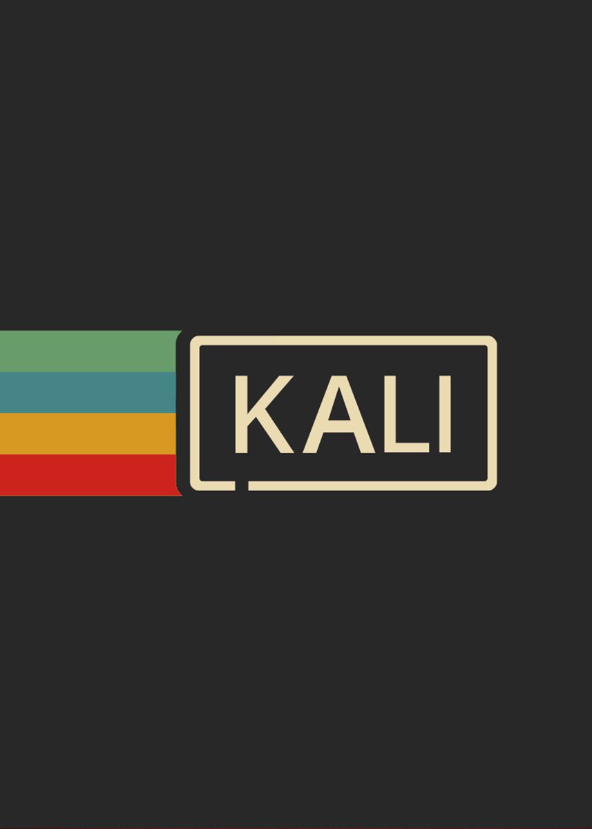 'Dark Black KALI Wallpaper' Poster, picture, metal print, paint by Zake ...