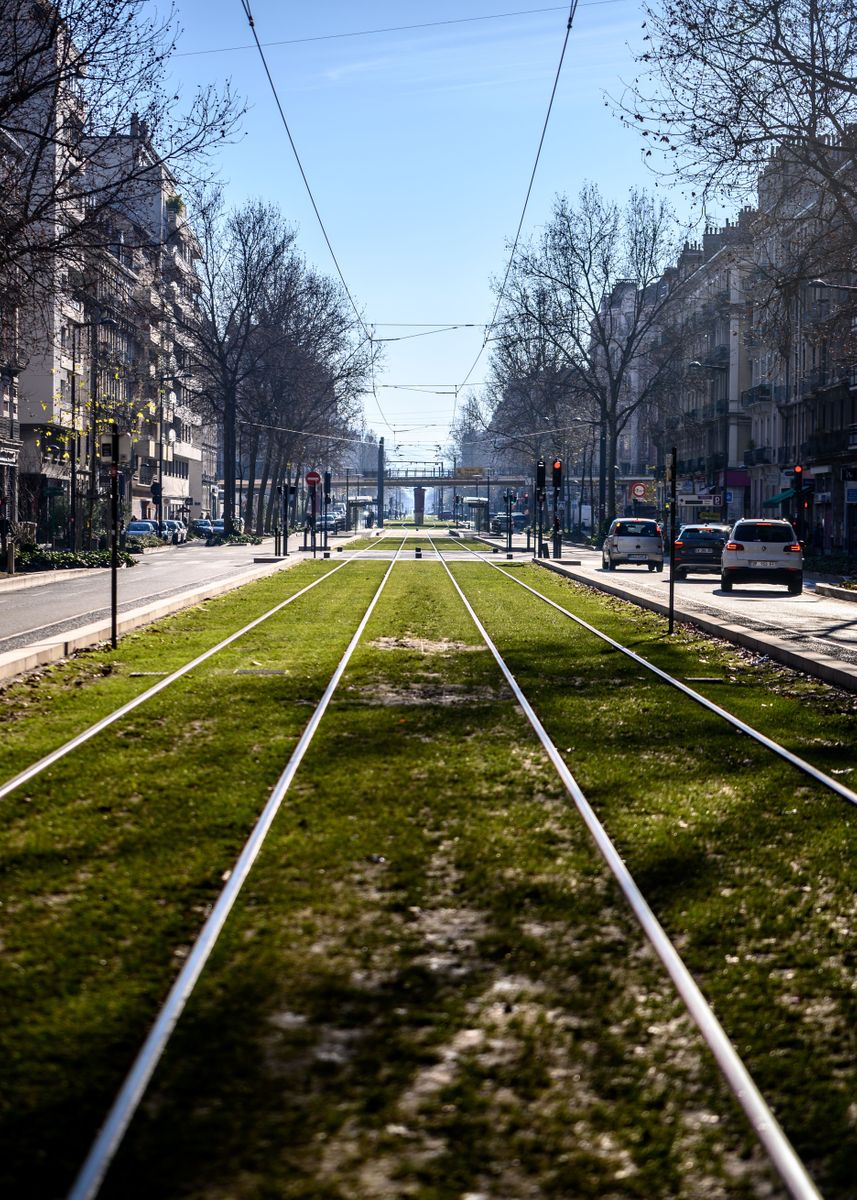 'Tramway' Poster, picture, metal print, paint by Elouan Jorrand | Displate