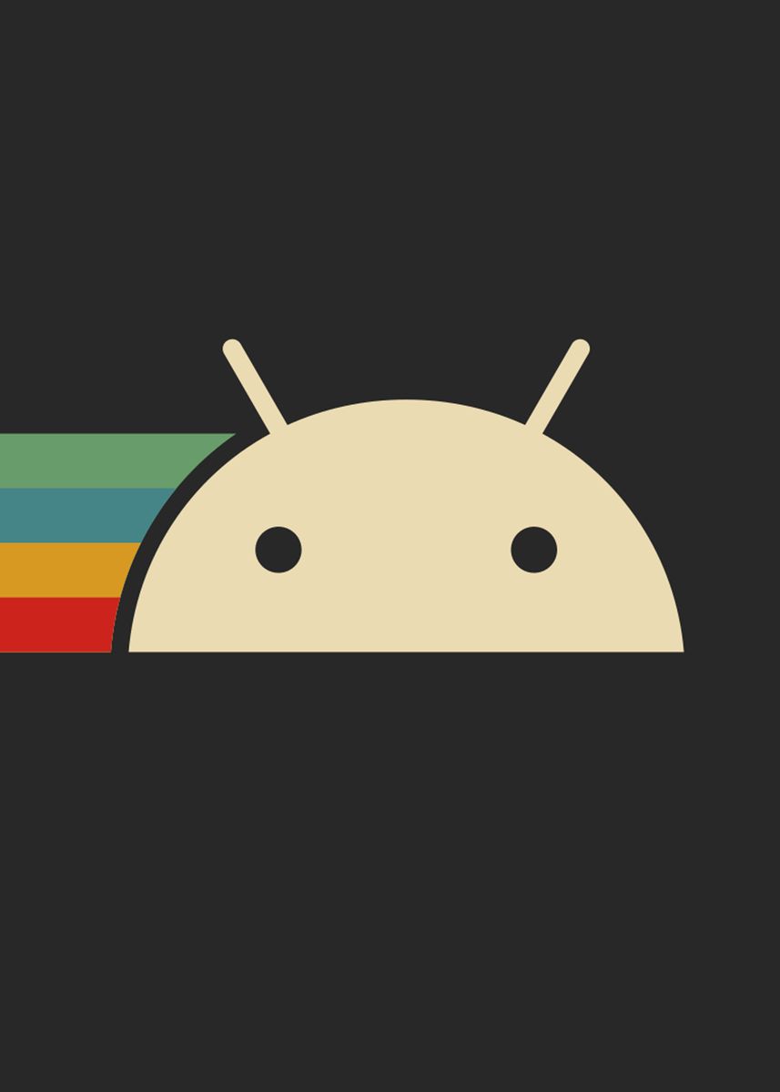 'Dark black ANDROID OS' Poster, picture, metal print, paint by Zake ...