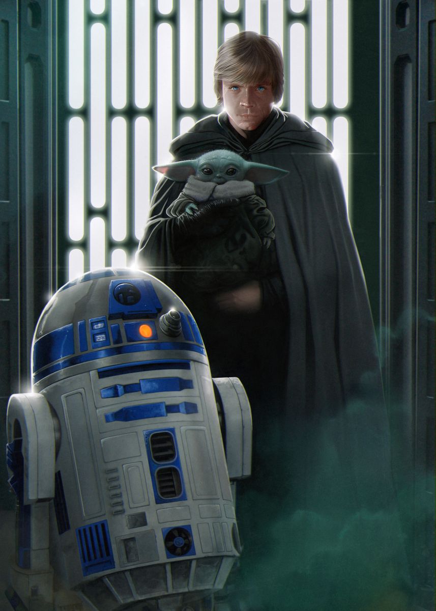 'Master And Apprentice' Poster, picture, metal print, paint by Star ...