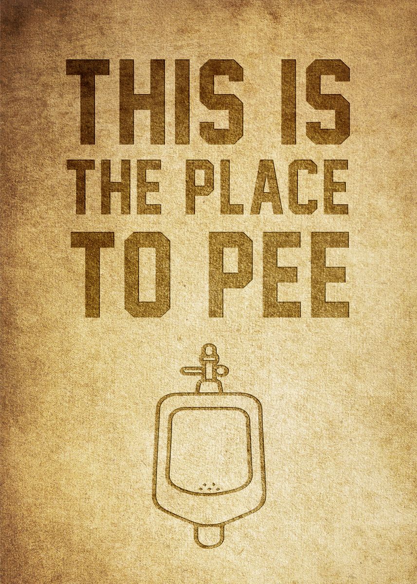 'Toilet' Poster by Kenny Studio | Displate