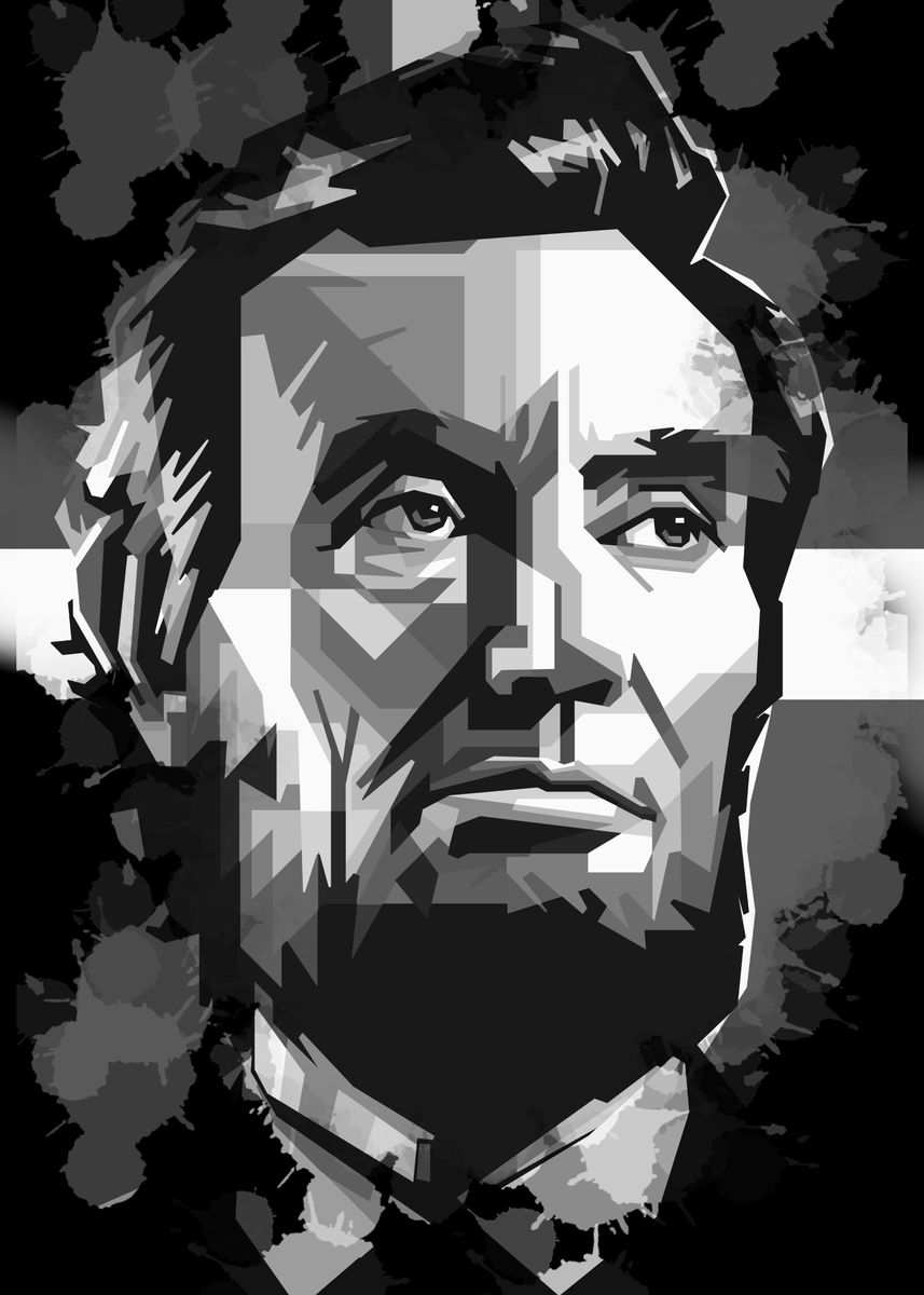 'Abraham Lincoln' Poster by Fajar Sidik | Displate
