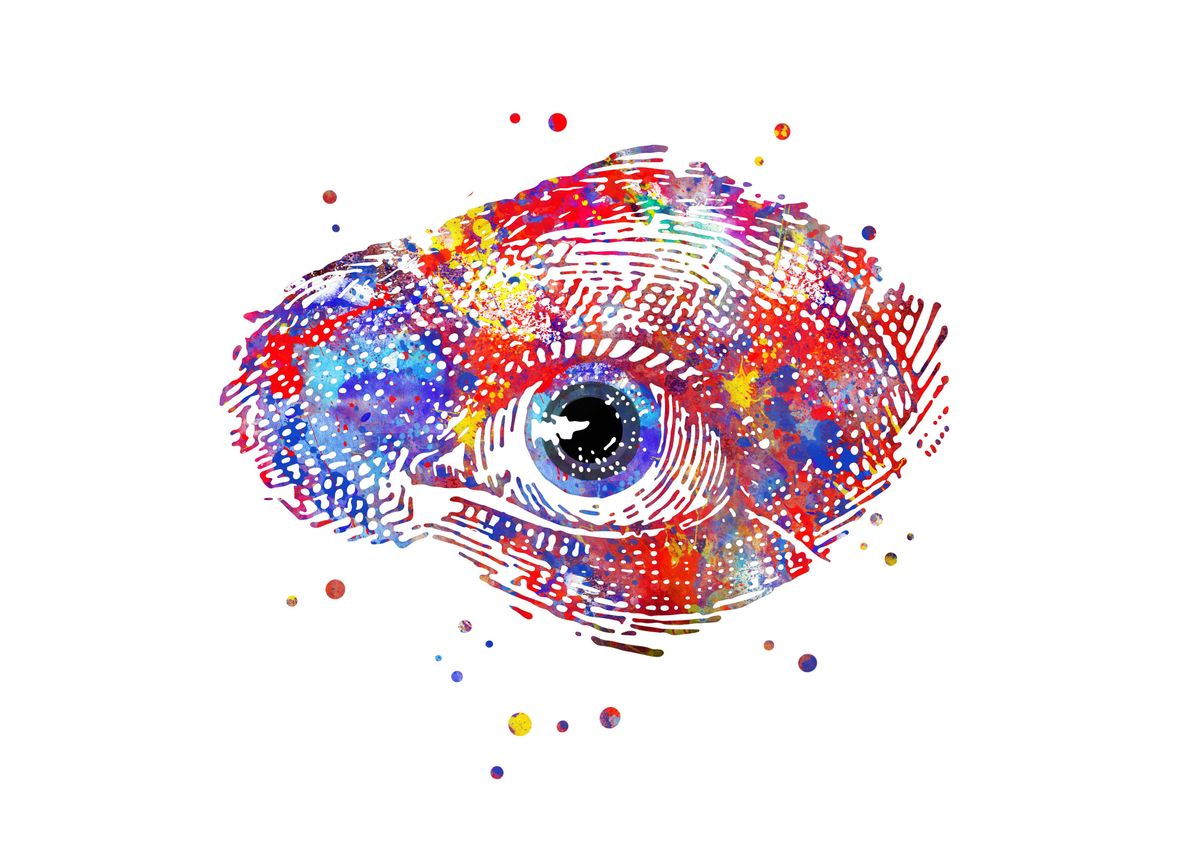 'Human eye ' Poster by RosaliasArt | Displate