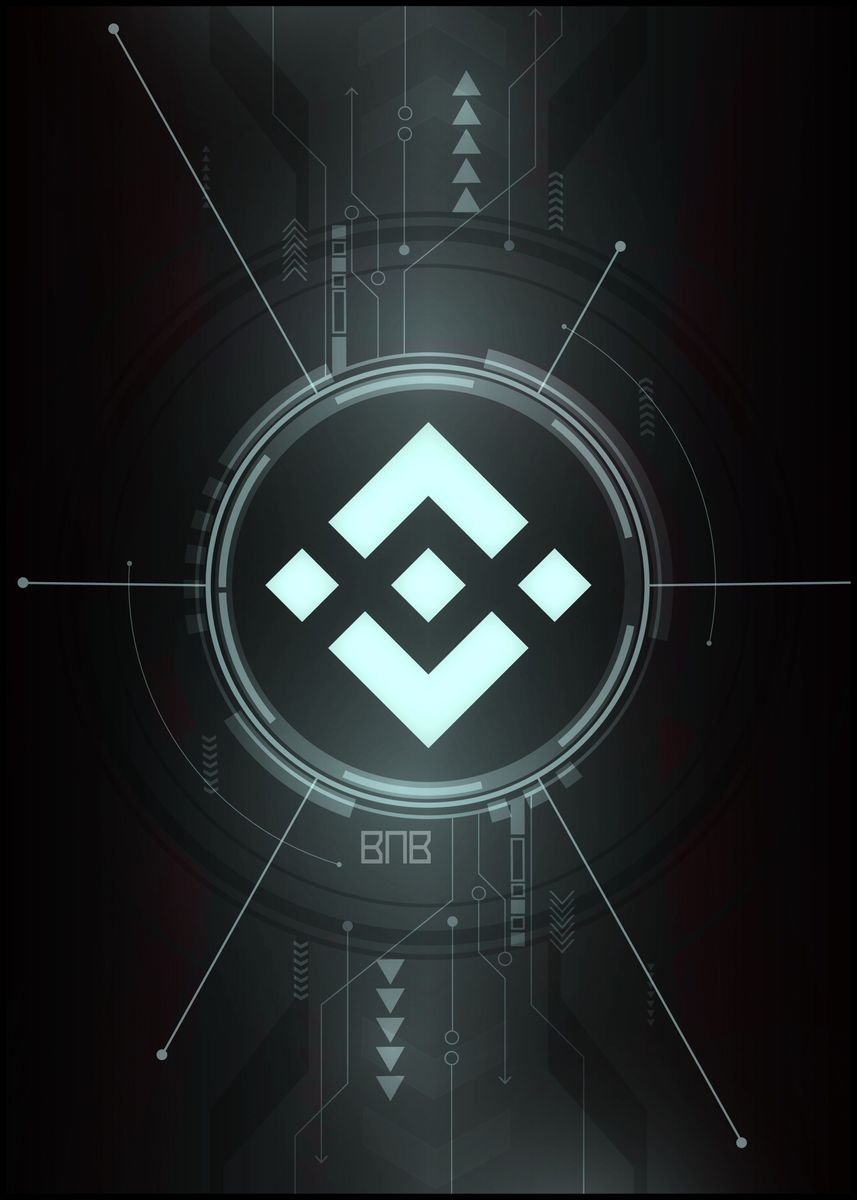 'Binance' Poster, picture, metal print, paint by Alternative Dark ...