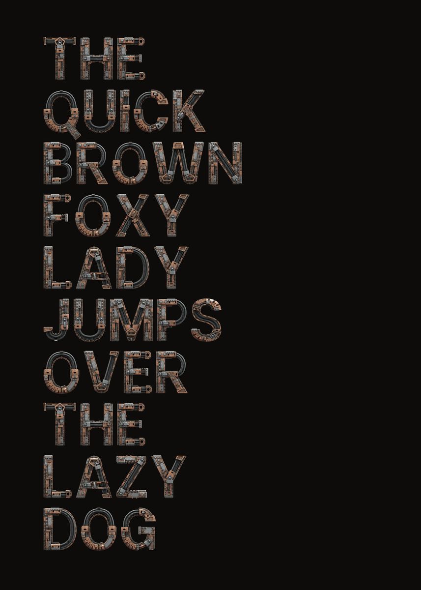 'Foxy Lady Steampunk' Poster by Ralph Frankenberg | Displate