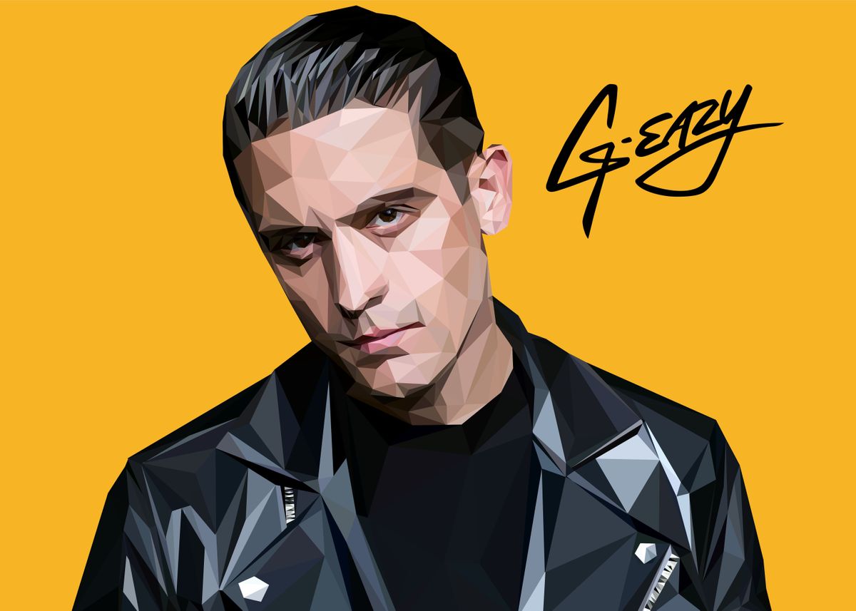 'G eazy' Poster by Lowpoly Posters | Displate