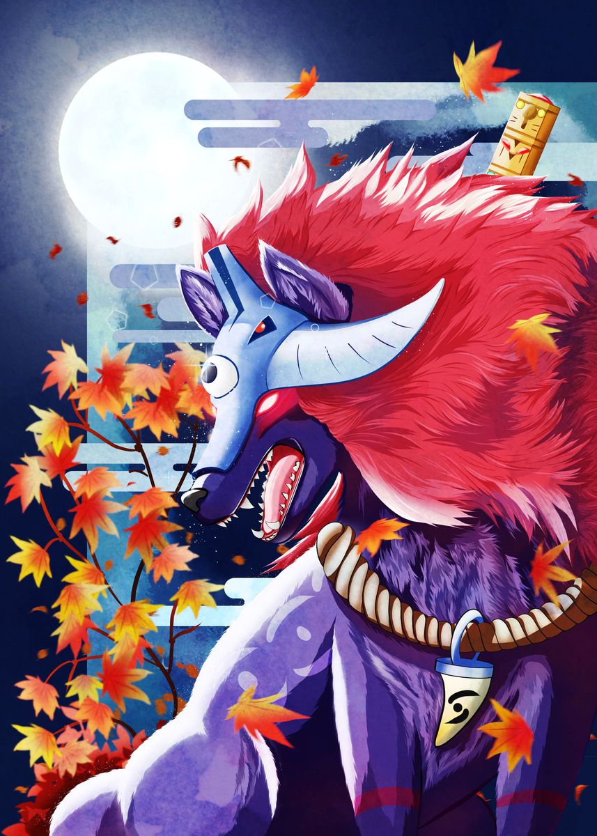 'Oki' Poster, picture, metal print, paint by ReiYArt | Displate