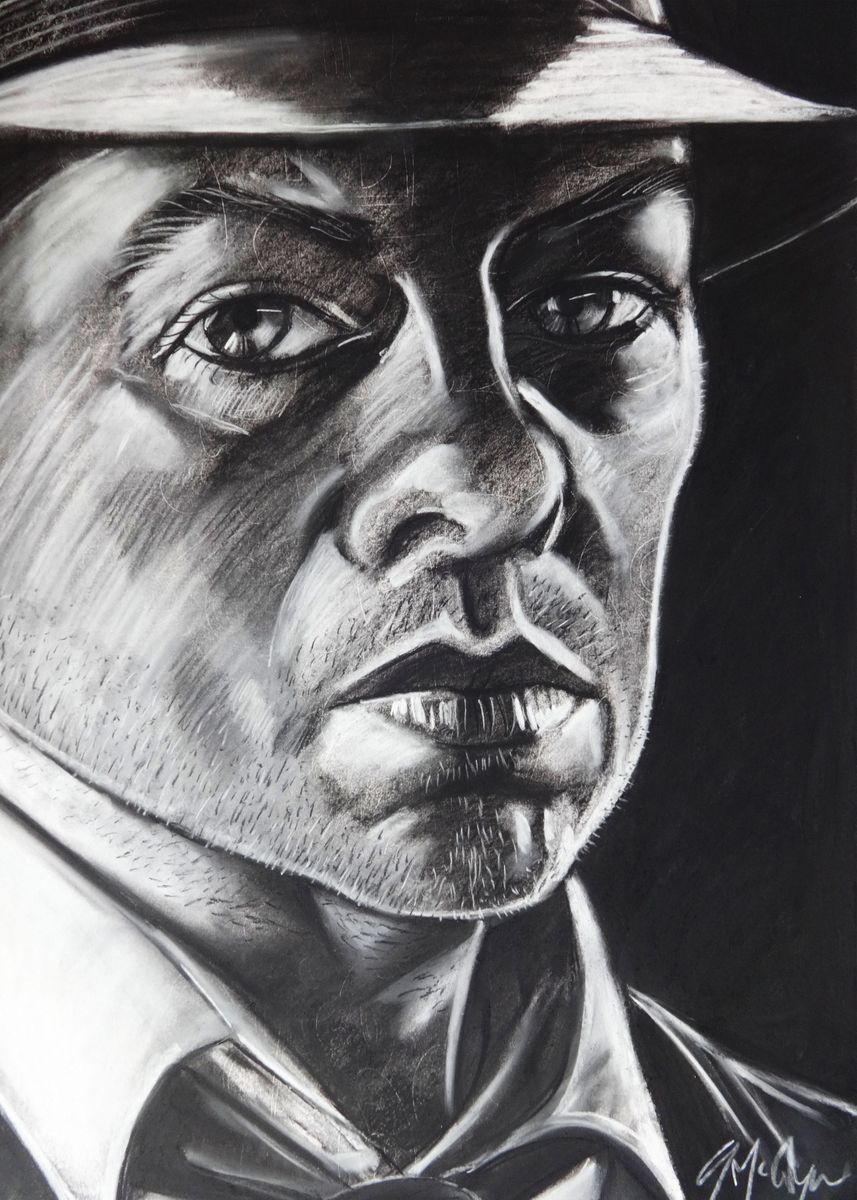 'Fedora' Poster, picture, metal print, paint by John McGlynn | Displate