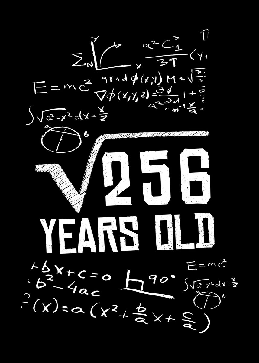 '256 Year Old Root 16th' Poster, picture, metal print, paint by ...