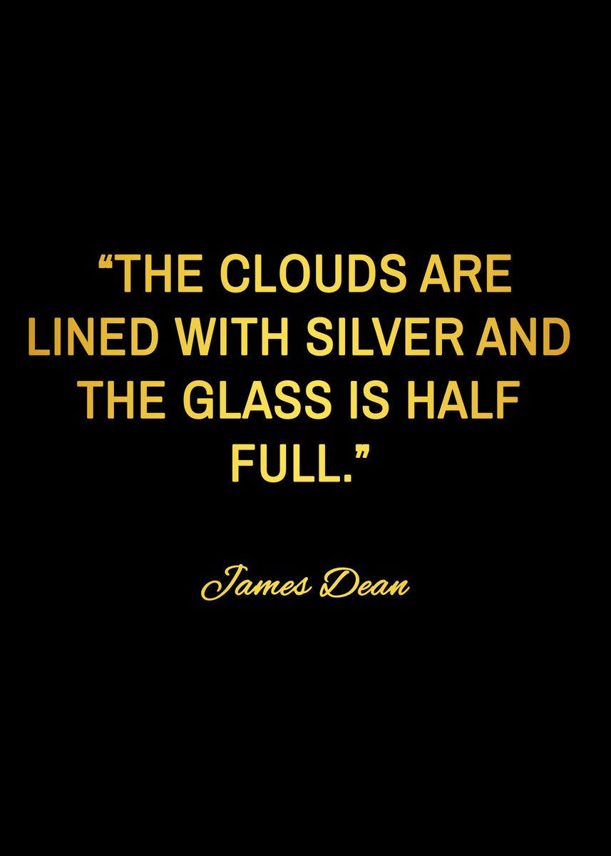 'james dean quotes' Poster by Blood Digital | Displate