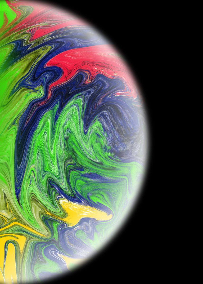 'color grade planet' Poster, picture, metal print, paint by Sonu ...