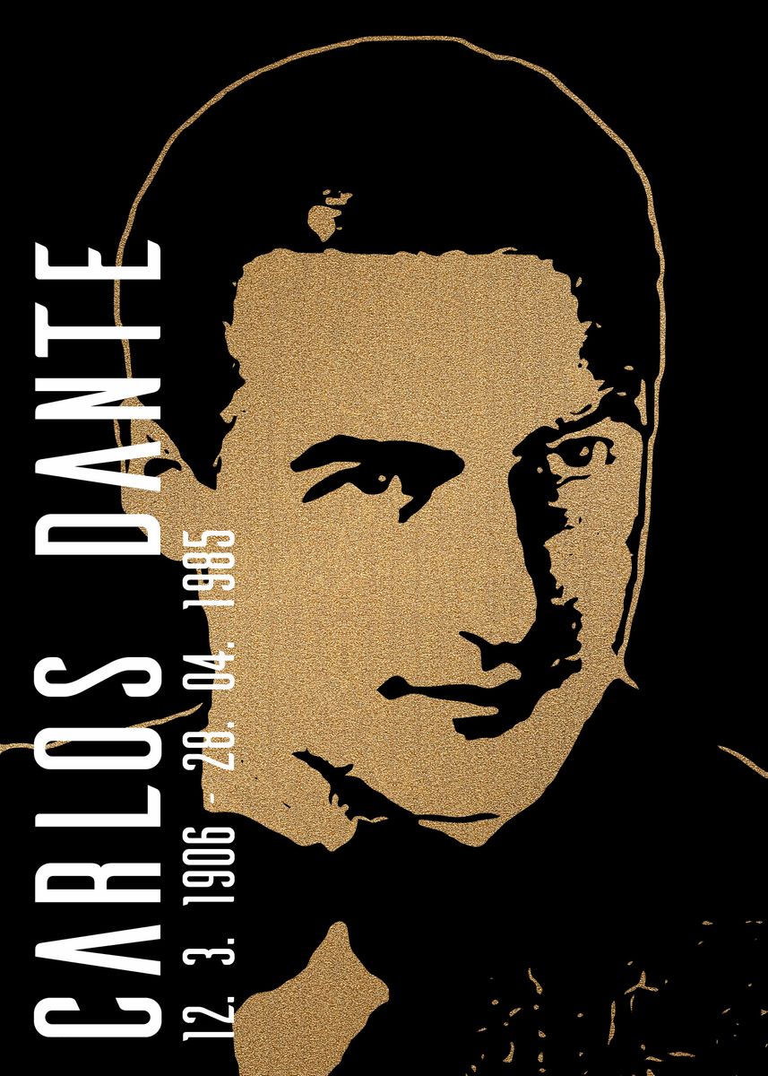 'Carlos Dante' Poster, picture, metal print, paint by Petra ...
