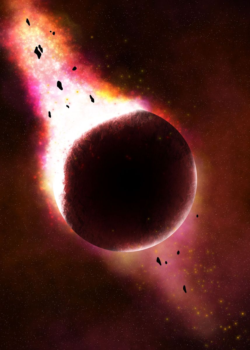 'Particles ' Poster, picture, metal print, paint by Valter Shabani ...