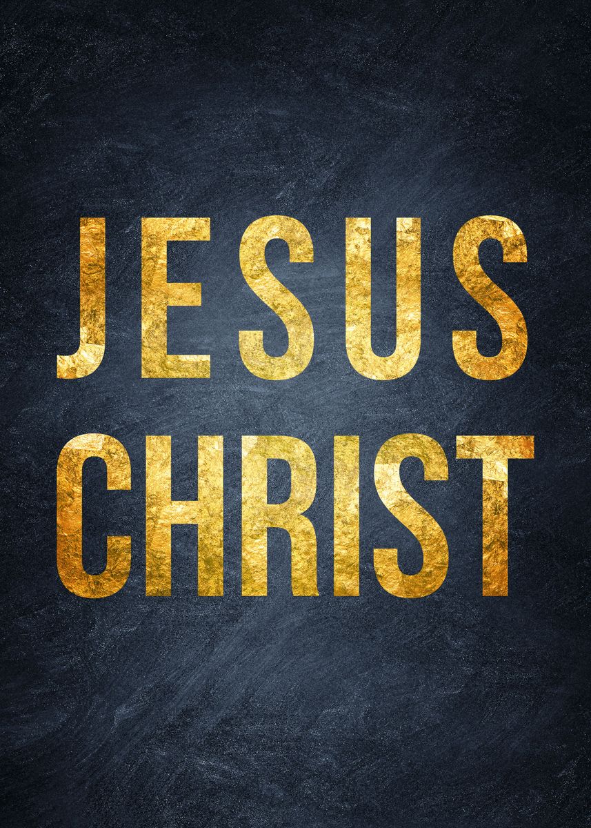 'jesus christ' Poster by RonnieArts | Displate