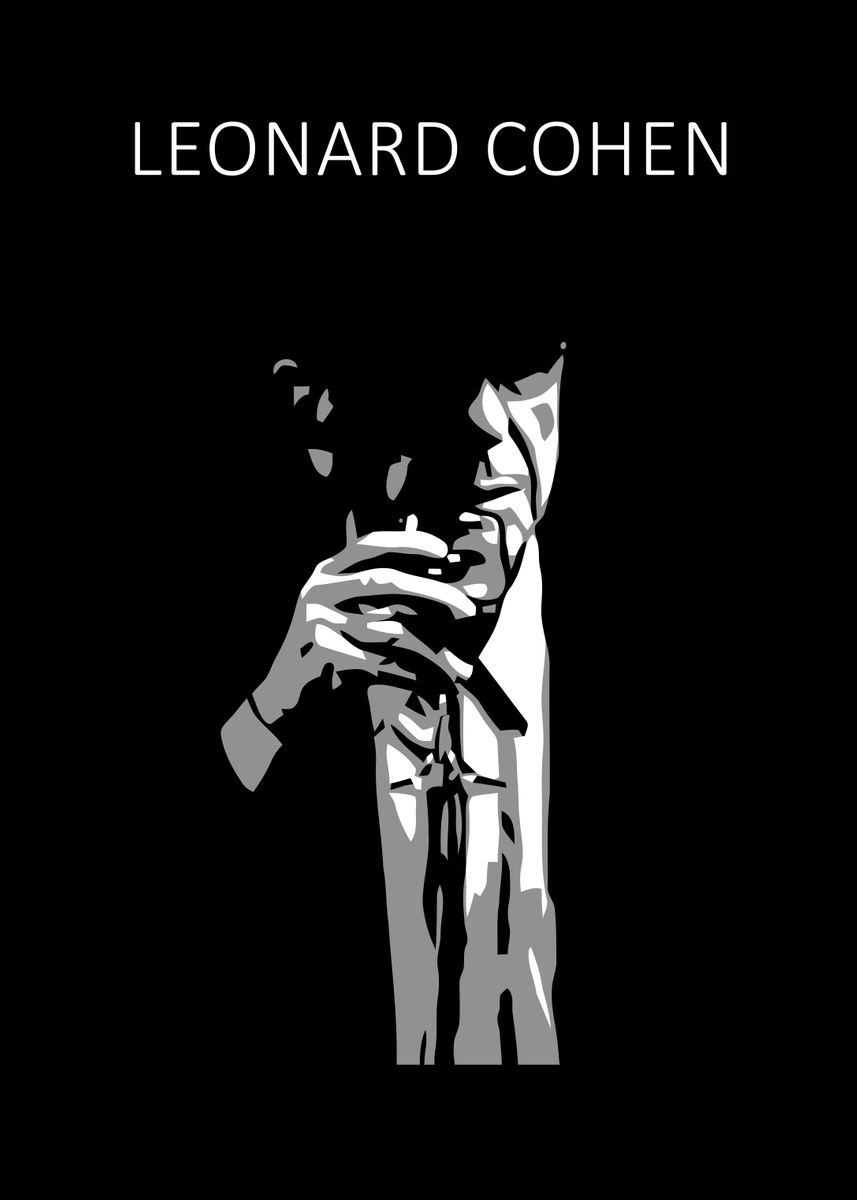 ' Leonard Cohen Tribute' Poster, picture, metal print, paint by ...