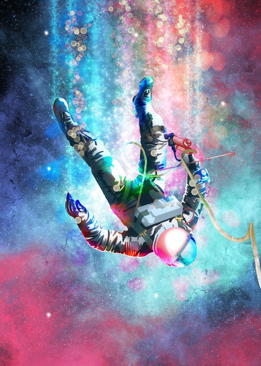 'Gravity' Poster, picture, metal print, paint by Valter Shabani ...