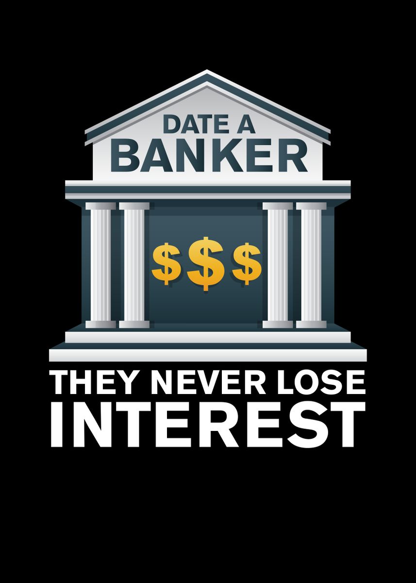 'Bank Bank Clerk Bank' Poster by Steven Zimmer | Displate