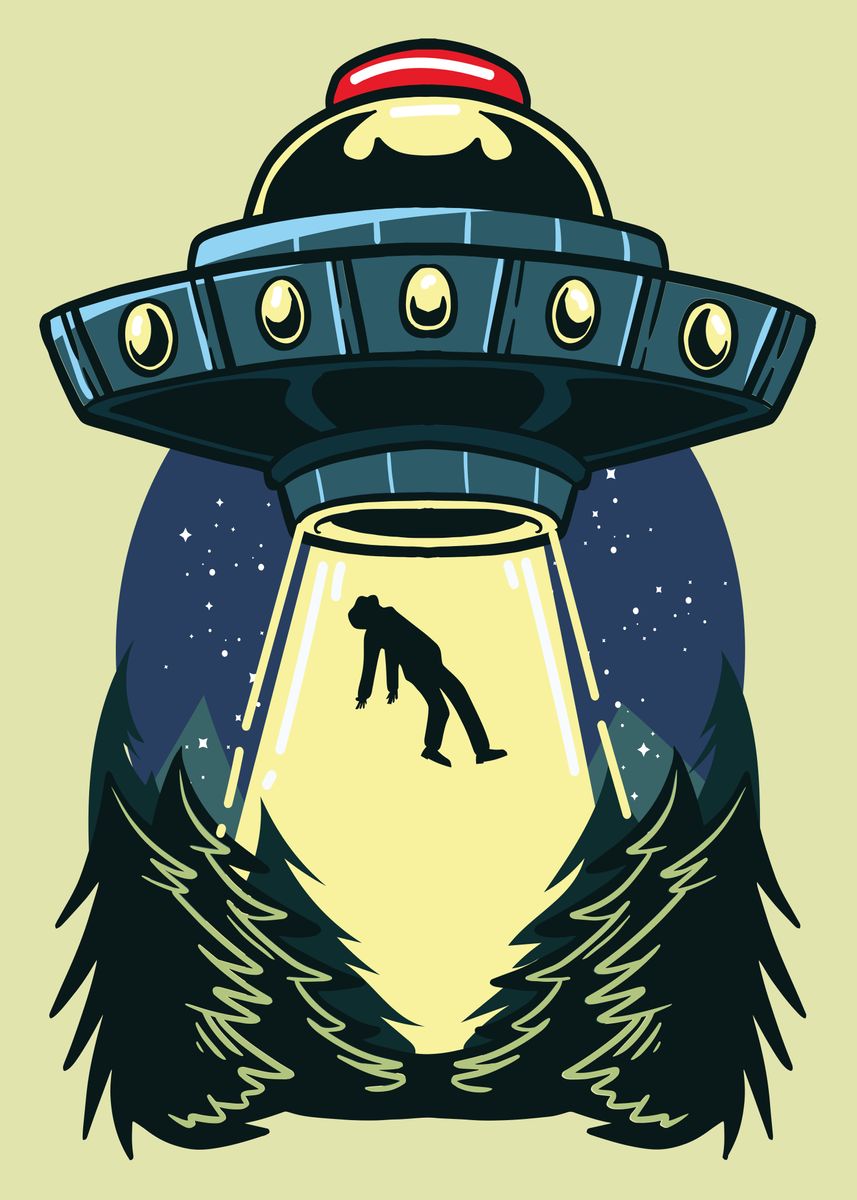 'Alone With Alien' Poster, picture, metal print, paint by Bombdesign ...