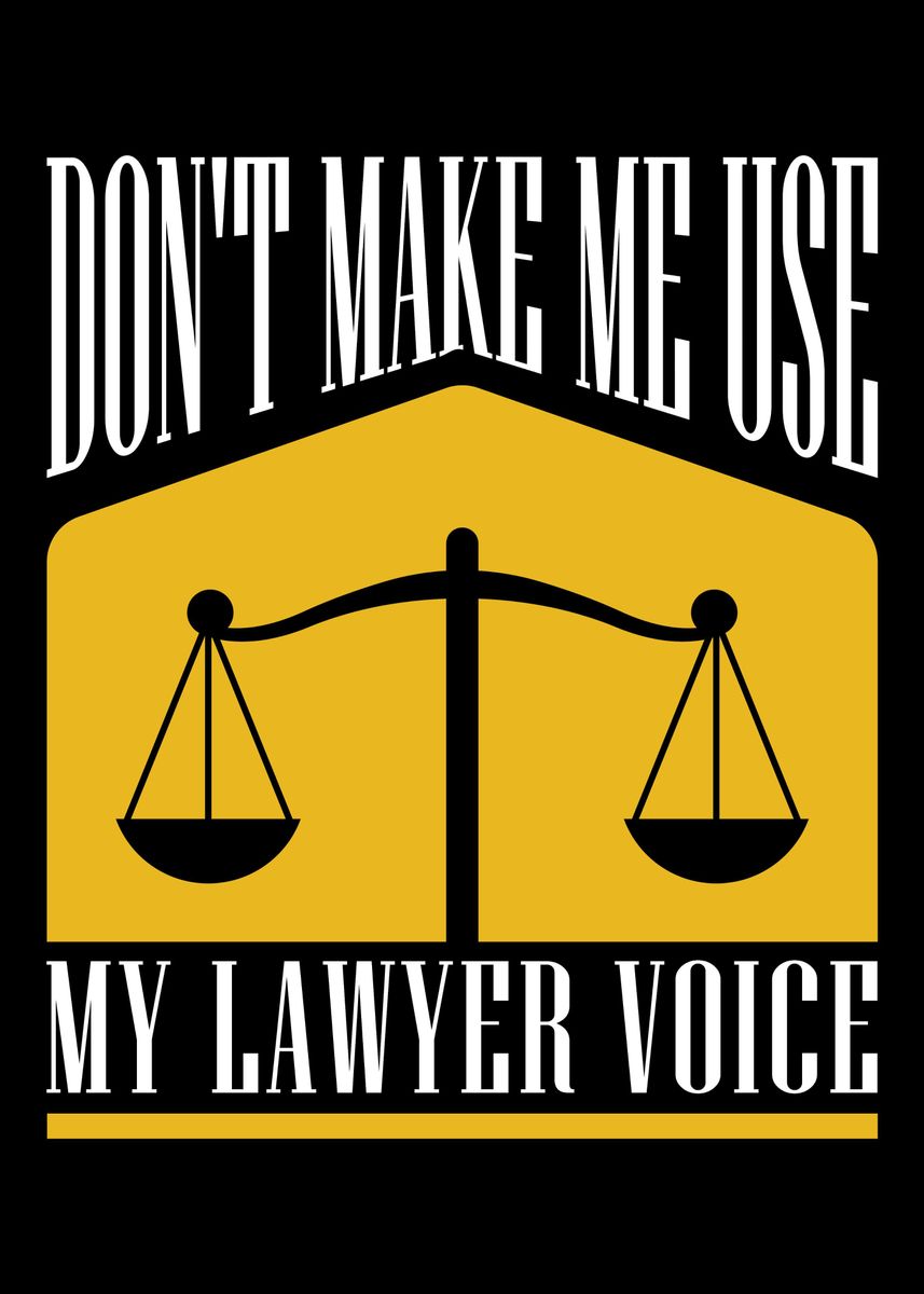 'Lawyer Law School Student' Poster, picture, metal print, paint by ...