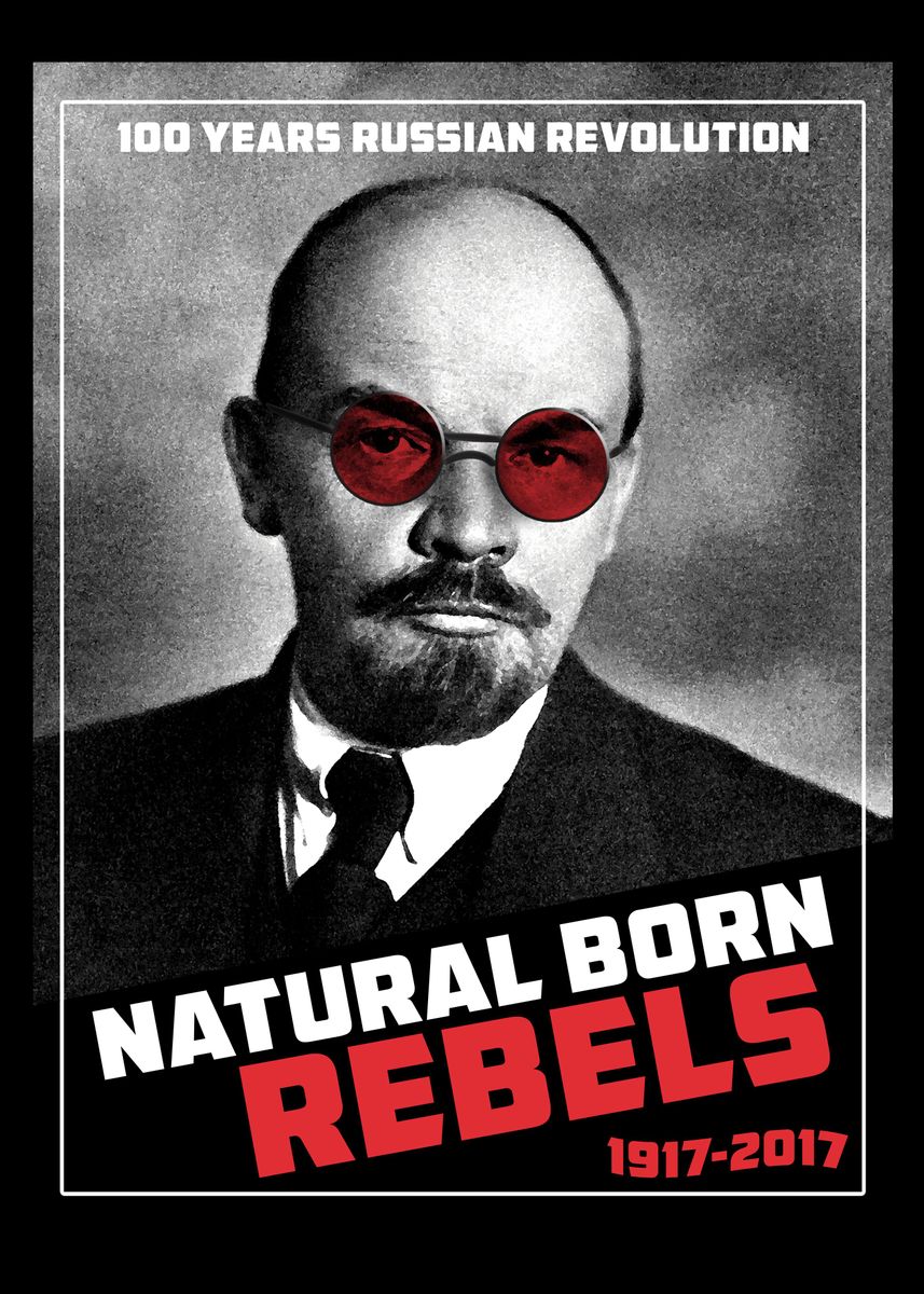 'Vladimir Lenin Revolution' Poster, picture, metal print, paint by John ...