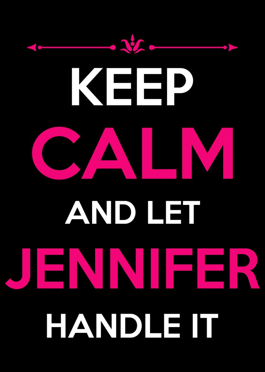 'Jennifer Gift' Poster, picture, metal print, paint by schmugo | Displate