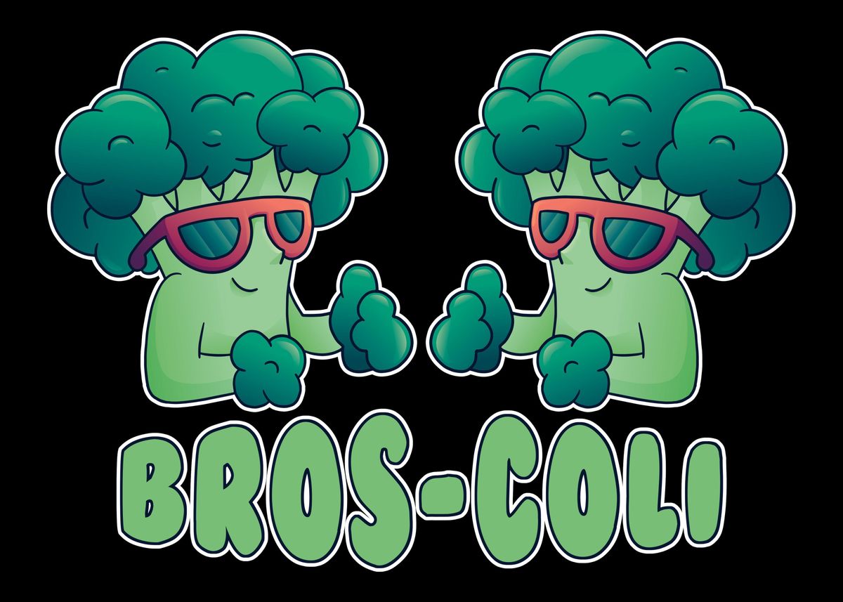 'Broccoli' Poster by CrazySquirrel | Displate