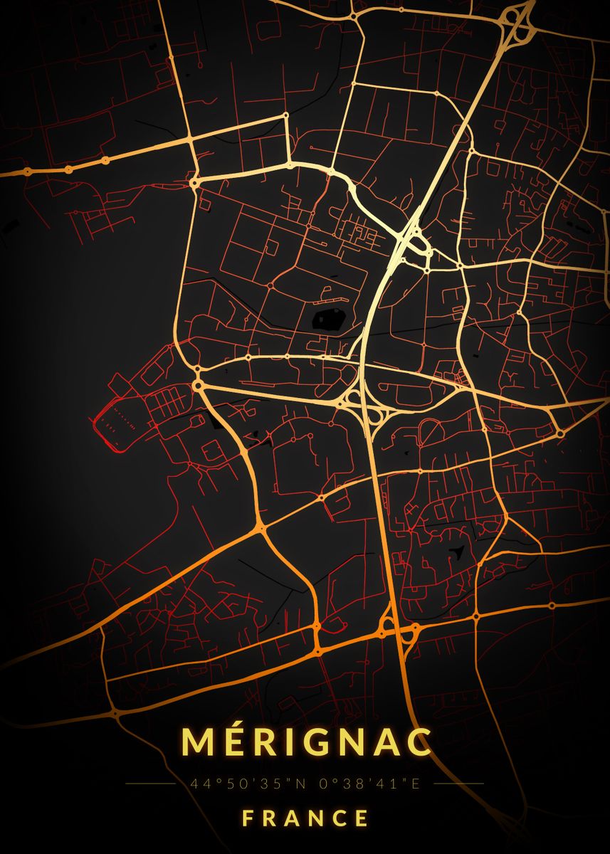 'Merignac' Poster by Jerhus | Displate