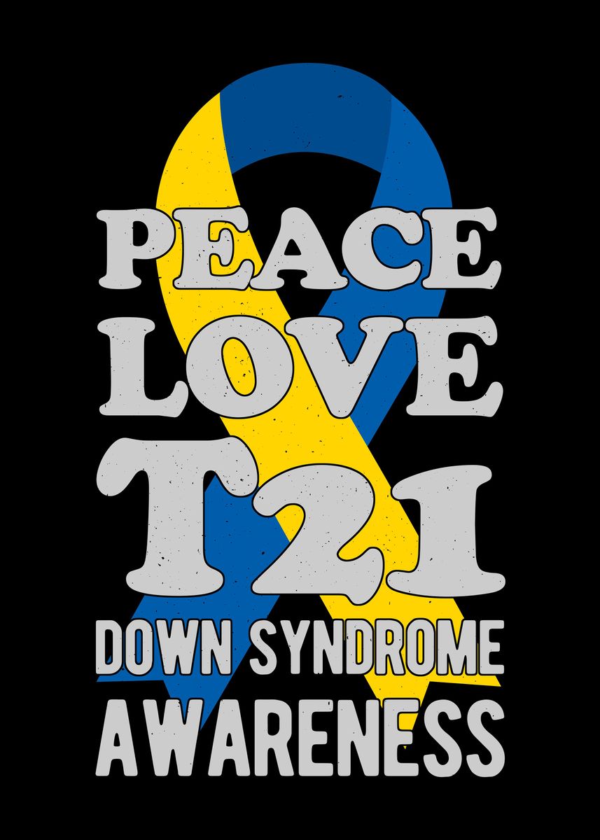 'Down Syndrome' Poster, picture, metal print, paint by Visualz | Displate
