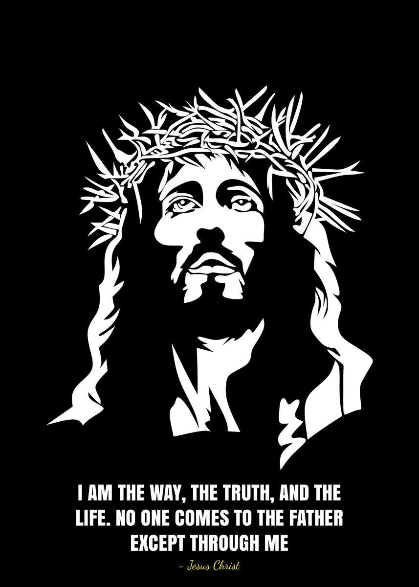 'Jesus Christ quotes' Poster by iwak ayam | Displate