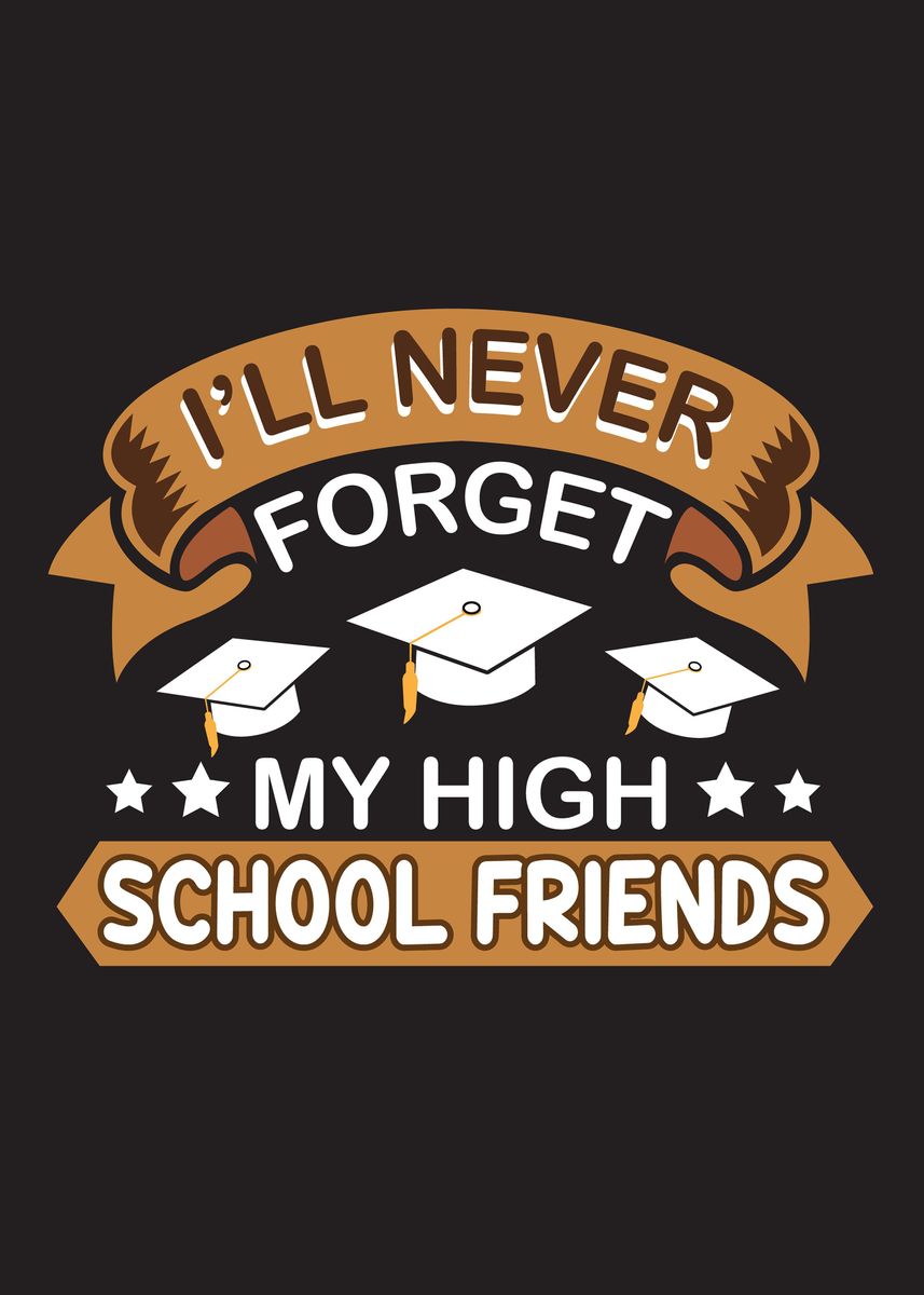 'Never Forget School' Poster by Beone Digital | Displate