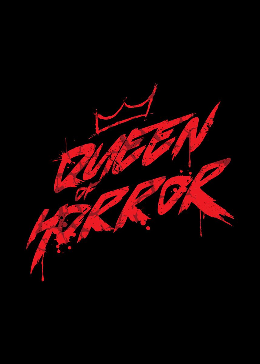 'Horror Horror Queen' Poster, picture, metal print, paint by Mealla ...