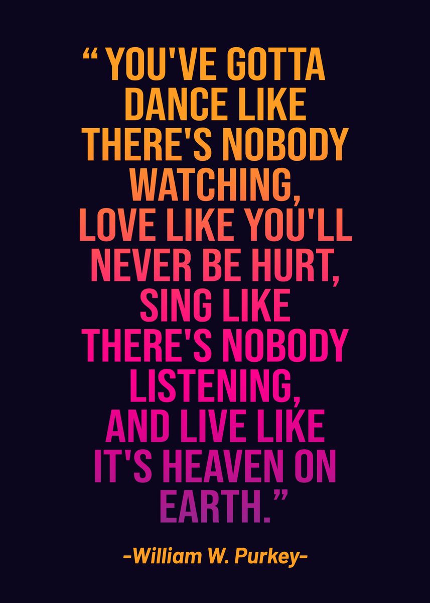 'Legend quote' Poster, picture, metal print, paint by Oliver Qo | Displate