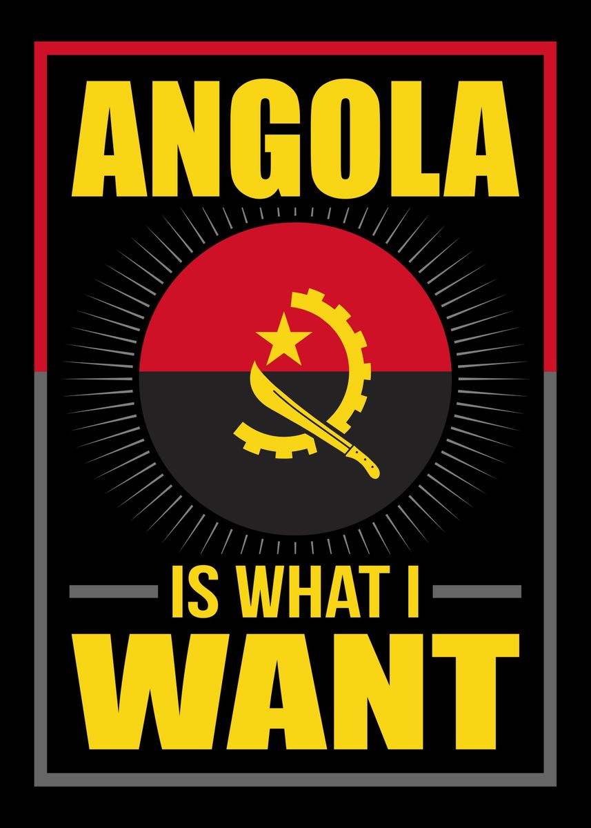 'Angola' Poster by Hexor | Displate