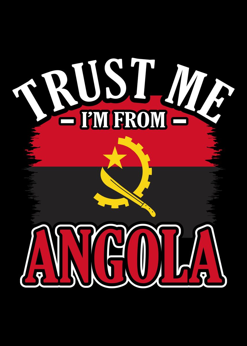 'Angola' Poster, picture, metal print, paint by Hexor | Displate