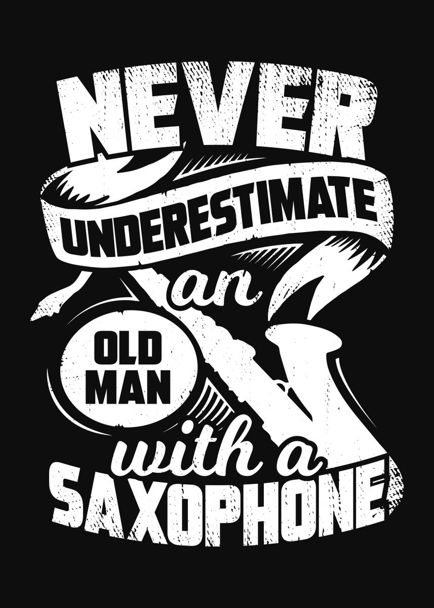 'Saxophone Player Design' Poster, picture, metal print, paint by Marcel ...